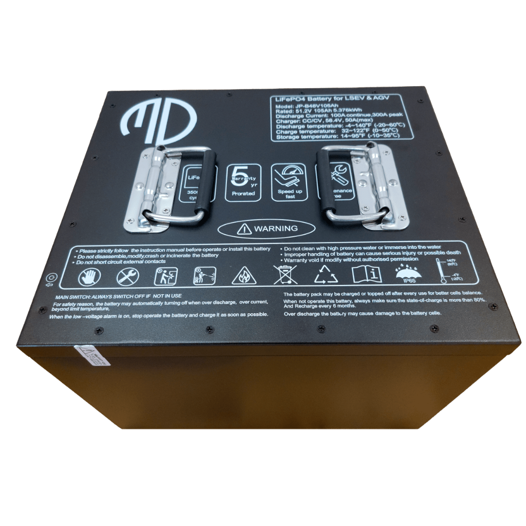 105ah MD Lithium Golf Cart Battery - CA Golf Carts